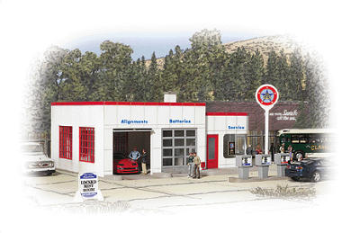 Walthers Cornerstone Dave's Super Service Station