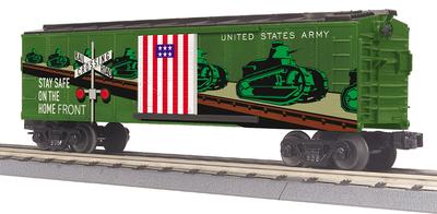 U.S. Army Box Car w/Blinking LEDs