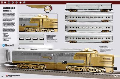LEGACY Santa Fe Gold Bonnet Passenger Set