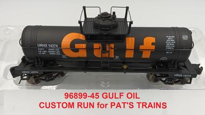 RMT GULF TANK CAR UPDATE! - PAT'S TRAINS CUSTOMS, WWW.PATSTRAINS.COM ...