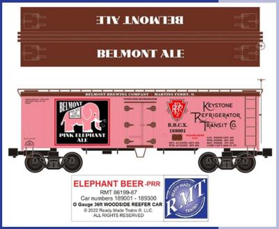 RMT-86199-87 Pink Elephant Ale 36' Woodside Reefer