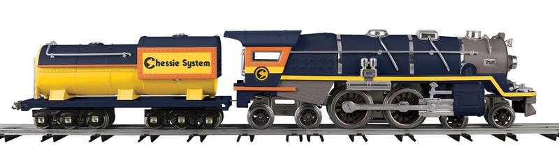 10-1352-0 Std. Gauge Tinplate Chessie 400E Tinplate Steam Engine ...