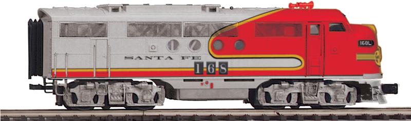 Santa Fe FT A Unit Diesel Engine w/Proto-Sound 3.0 (Hi-Rail Wheels)