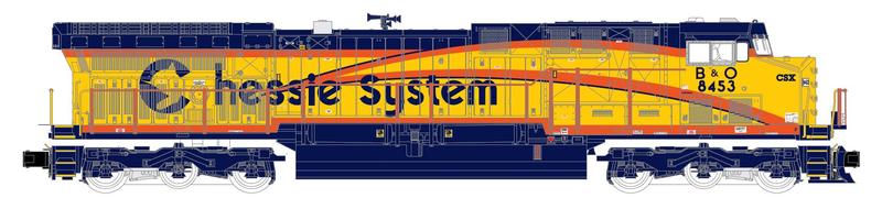 20-21932-1 AC6000 Diesel Engine w/Proto-Sound 3.0 - Chessie Cab No ...