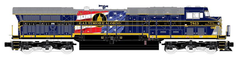 20-21933-1 AC6000 Diesel Engine w/Proto-Sound 3.0 - Baltimore & Ohio ...