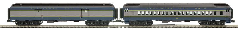 Baltimore & Ohio 2-Car 70' Madison Baggage/Coach Passenger Set