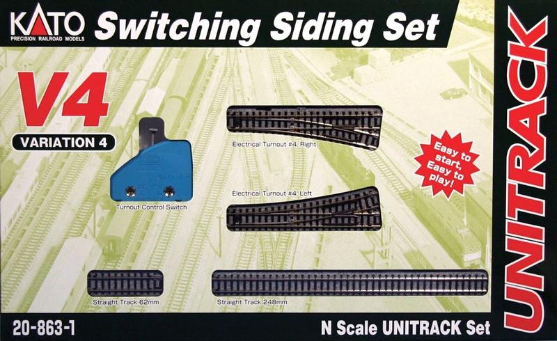 Kato N 20863-1 Switching Siding Track Set Variation 4