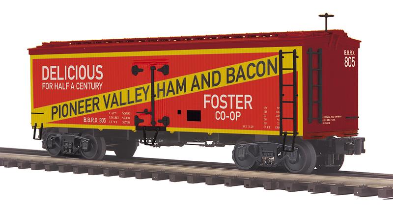 20-94621 36’ Woodsided Reefer Car - Pioneer Valley Ham & Bacon Car No ...