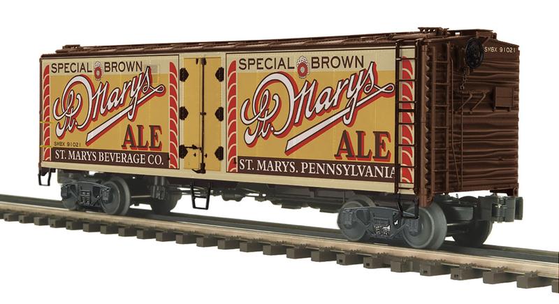 20-94838 O Scale Premier St Mary's Ale 40’ Steel Sided Reefer Car