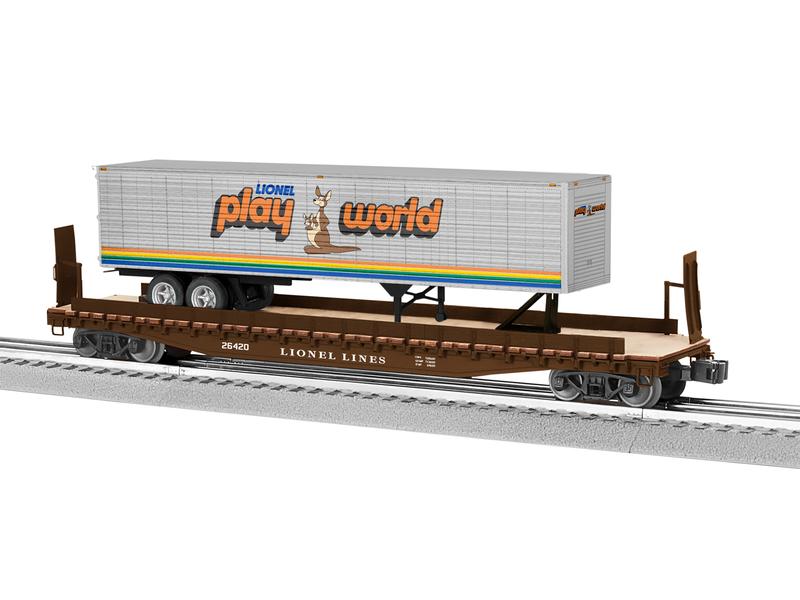 2326420 Lionel 50' Flatcar w/trailer