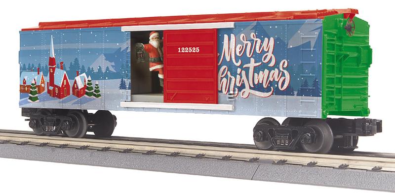 30-71236 RailKing Christmas Operating Box Car w/Santa