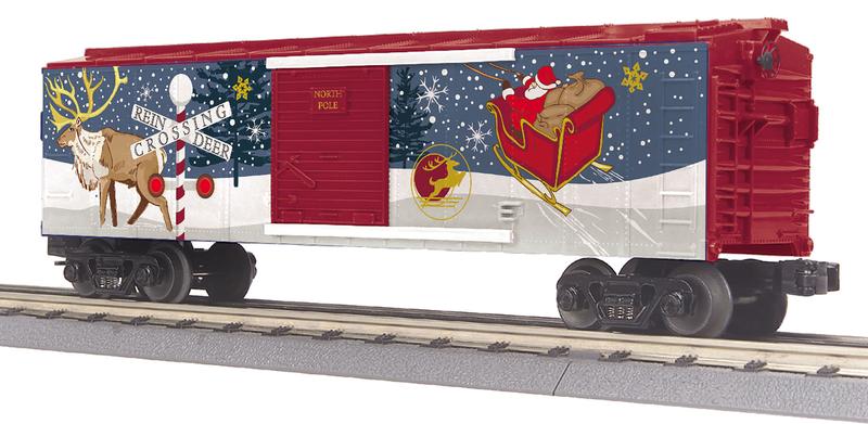 North Pole Box Car w/Blinking LEDs