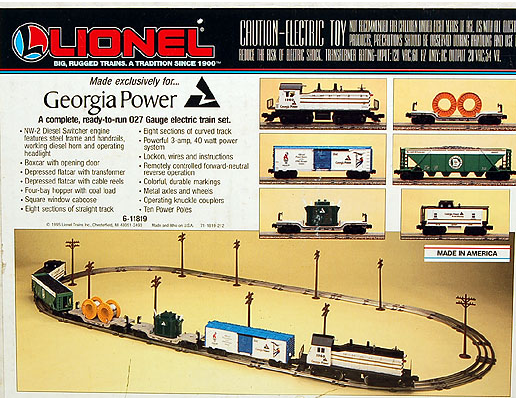 Lionel 6-11819 Georgia Power Ready-To-Run Train Set New in the box.