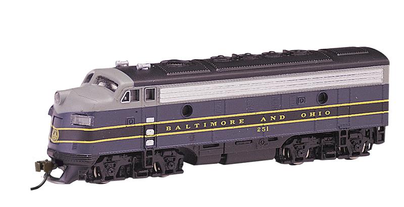 Baltimore & Ohio® (blue, gray & black) - F7A - DCC