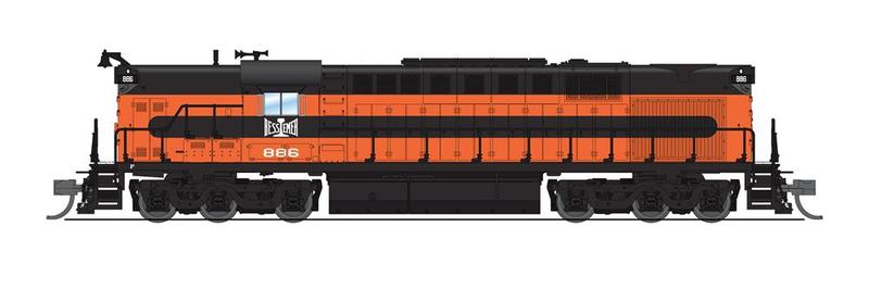6615 Alco RSD-15, B&LE #886, Orange & Black, Paragon4 Sound/DC/DCC, N