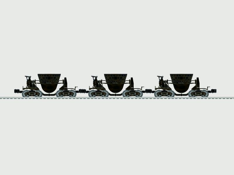 6-83474 Weathered Slag Car 3 Pack