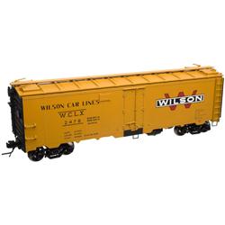 ATLAS O MASTER LINE 3RL 40' STEEL REEFER WILSON CAR LINES