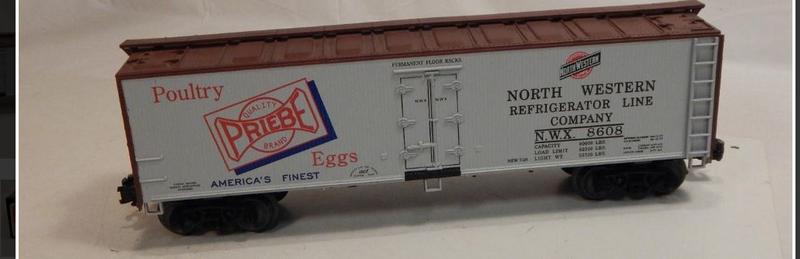 WEAVER ULTRA LINE CNW CHICAGO & NORTHWESTERN WOODSIDE REFRIGERATOR CAR ...