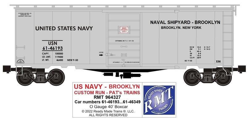 UPDATE NEW PAT'S TRAINS CUSTOM RUNS & REGULAR RUNS - RMT PS-1 BOX CARS ...