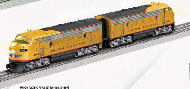 Union Pacific LEGACY F7 AA Set #1468, #1469