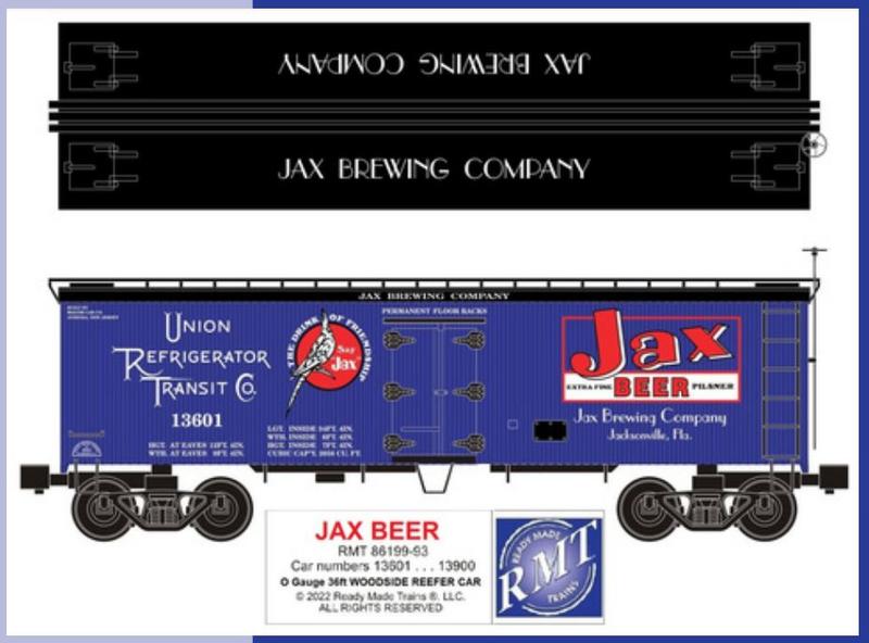 NEW RMT FREIGHT CAR ANNOUNCEMENT! - 36' WOODSIDE REEFER CARS, REGULAR ...