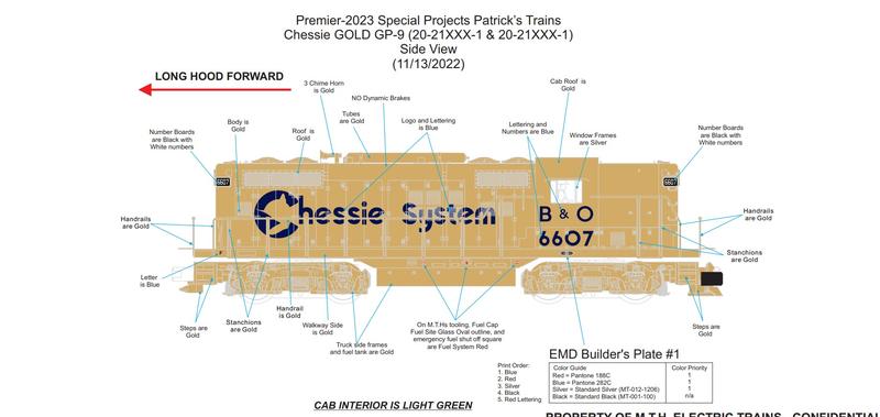 GP-9 Torpedo Tube Diesel Engine With Proto-Sound 3.0 - Chessie System ...