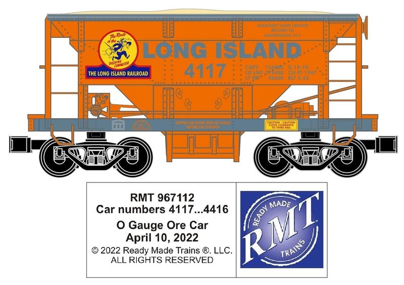 RMT-967113 Long Island 'Dashing Dan' Ore Car (Single Car)